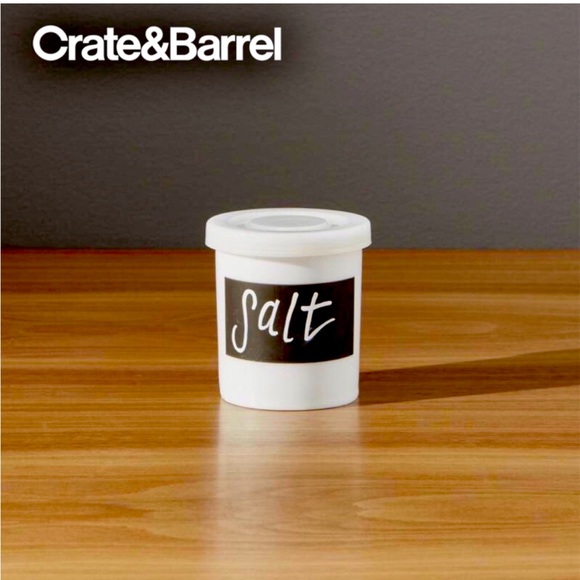 Kitchen | Set Of 12 Crate And Barrel Mini Chalk Canister Spice Jars ...